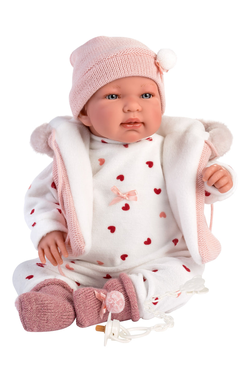 Llorens 17.3" Articulated Crying Newborn Doll Katelyn – Hotaling