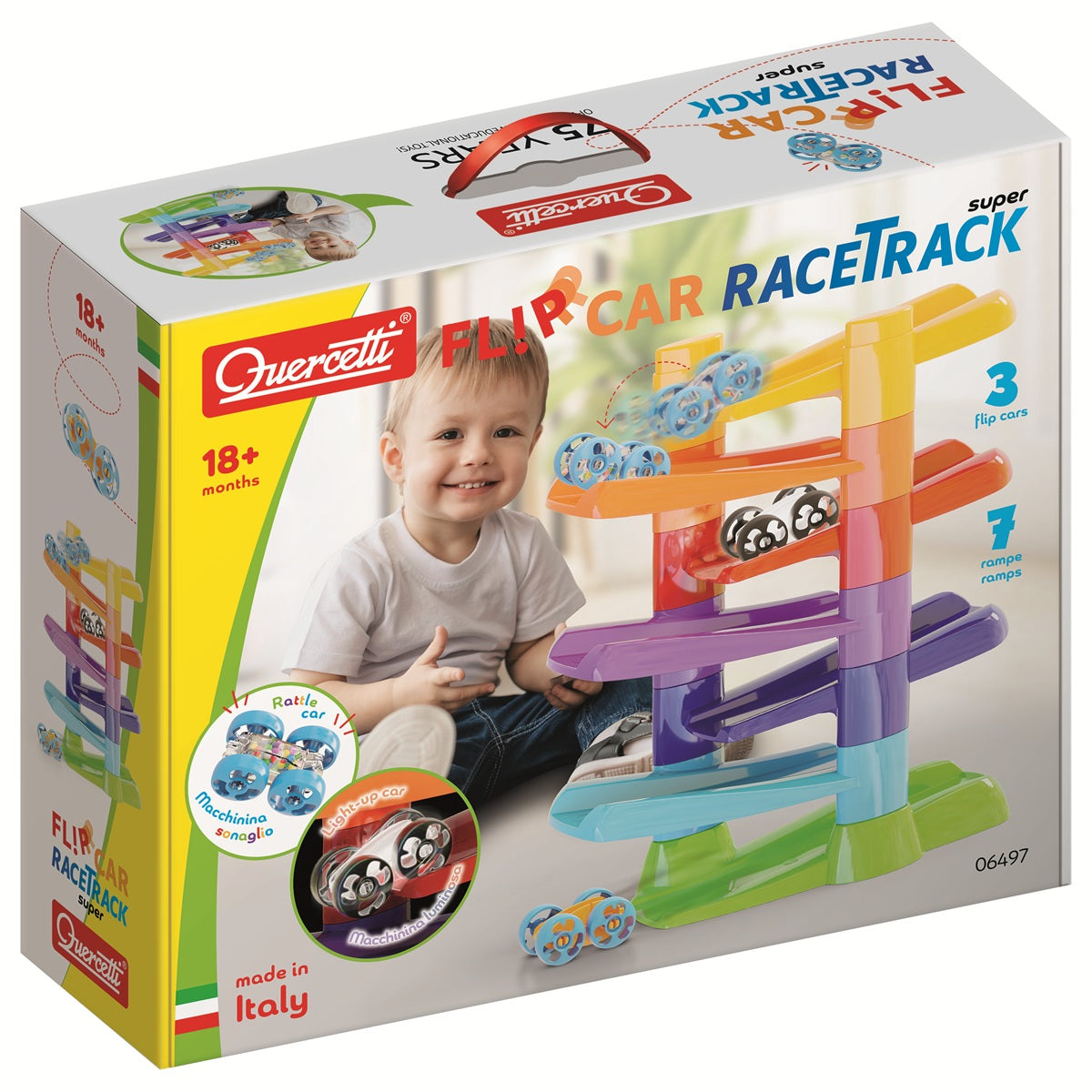 Quercetti Flip Car Race Track Super! – Hotaling