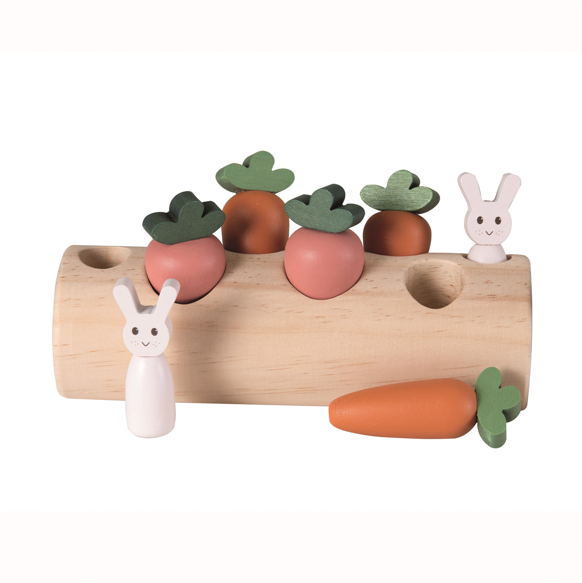 Egmont Toys Rabbit and Vegetables Log – Hotaling
