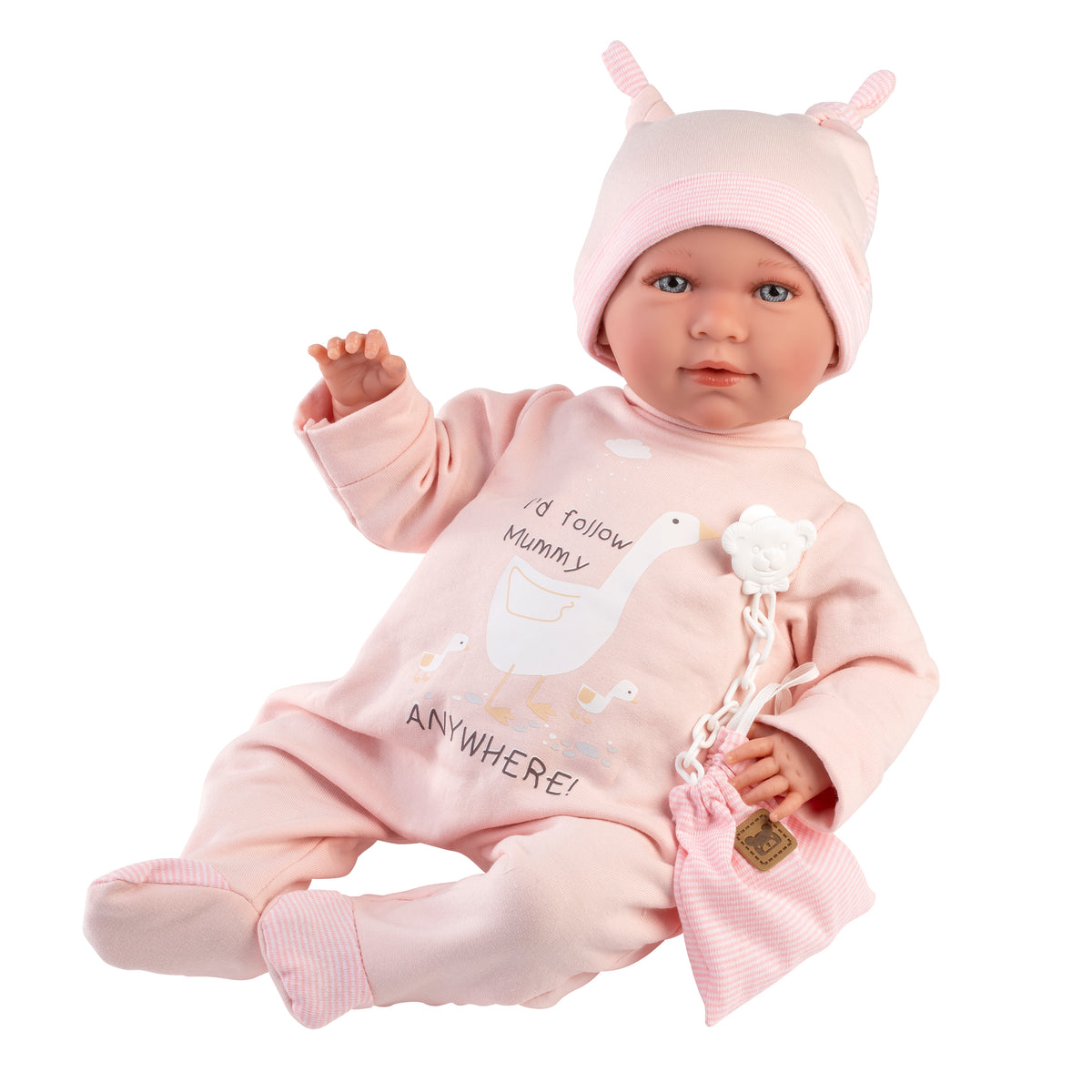 Llorens 16.5" Soft Body Crying Newborn Doll Luisa with Bag – Hotaling