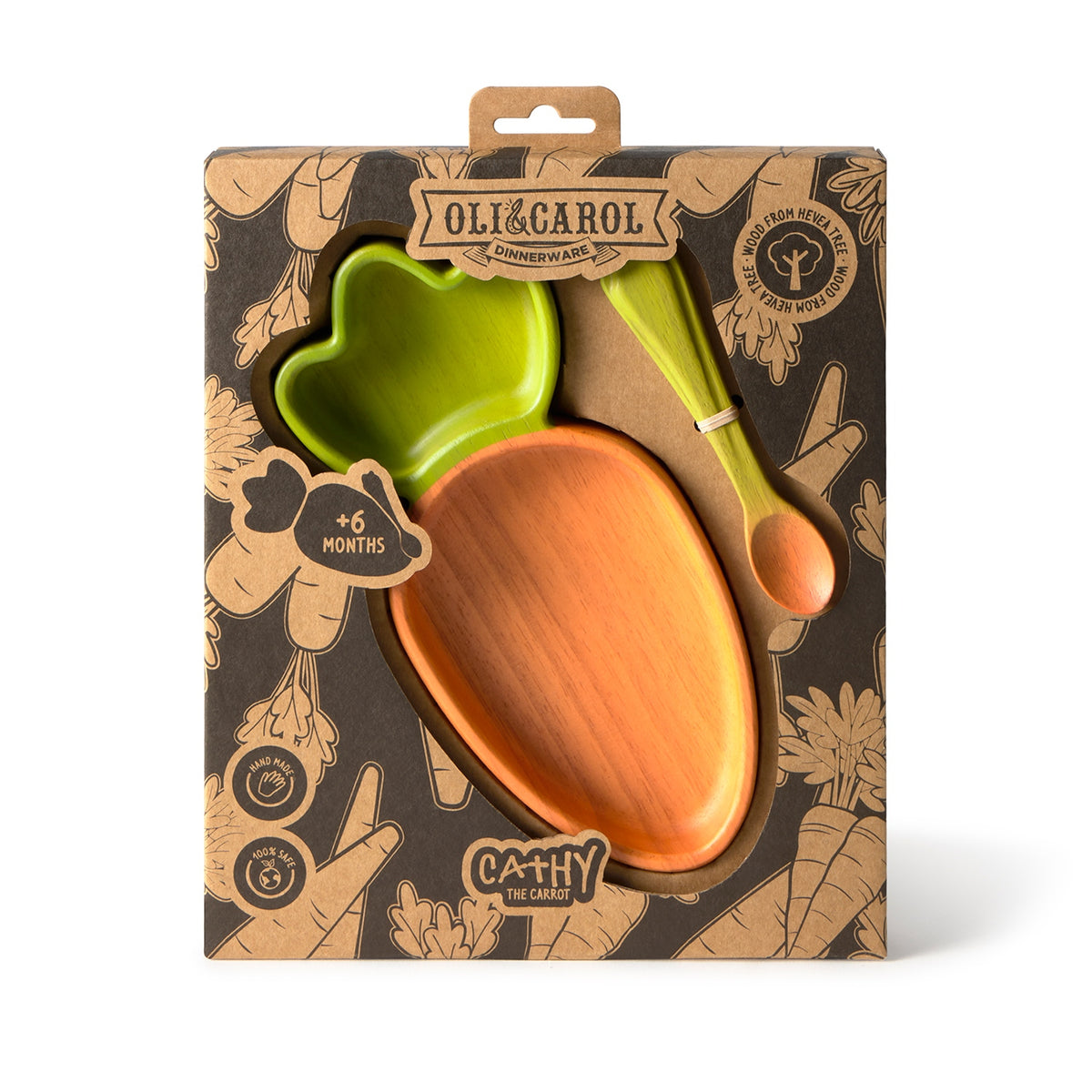 OLI&CAROL Cathy the Carrot Plate & Spoon Set – Hotaling