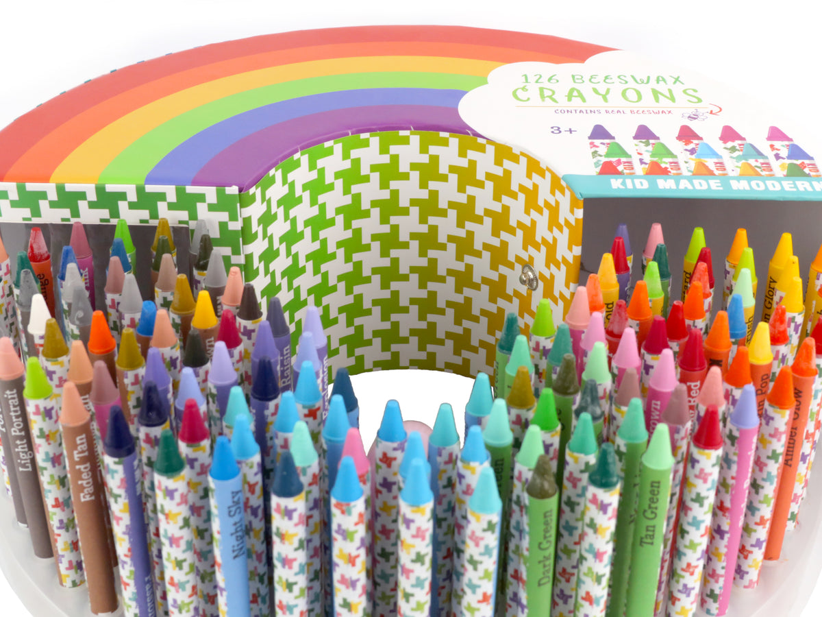 Kid Made Modern 126 Count Rainbow Crayons – Hotaling