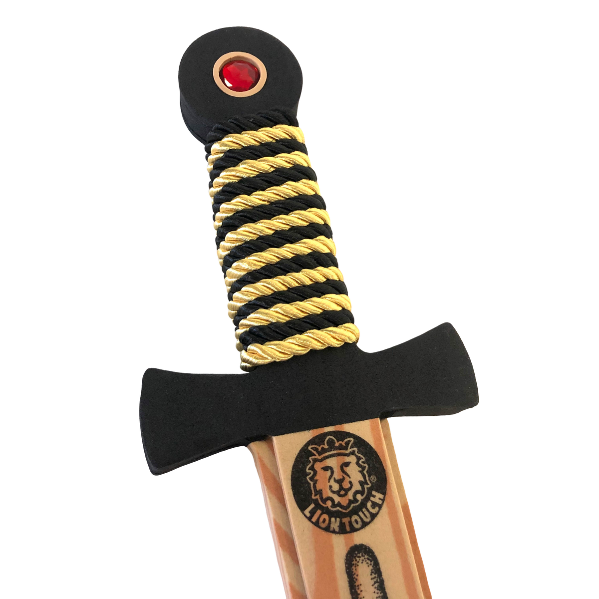 Liontouch Pretend-Play WoodyLion Sword - Medium Black & Gold – Hotaling